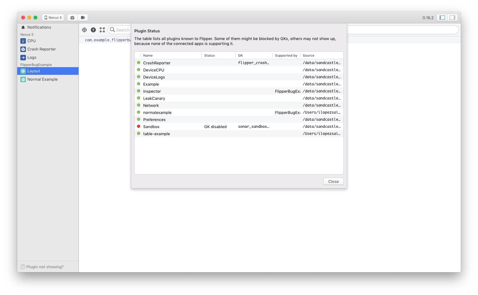 Plugins based on createTablePlugin never load · Issue #375 · facebook/flipper · GitHub