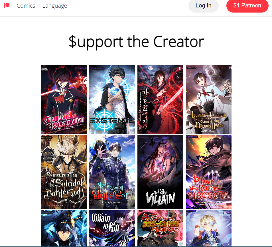 GitHub - Arryan-n/Comics-Patreon: Comic Patreon Site using Vanilla JS