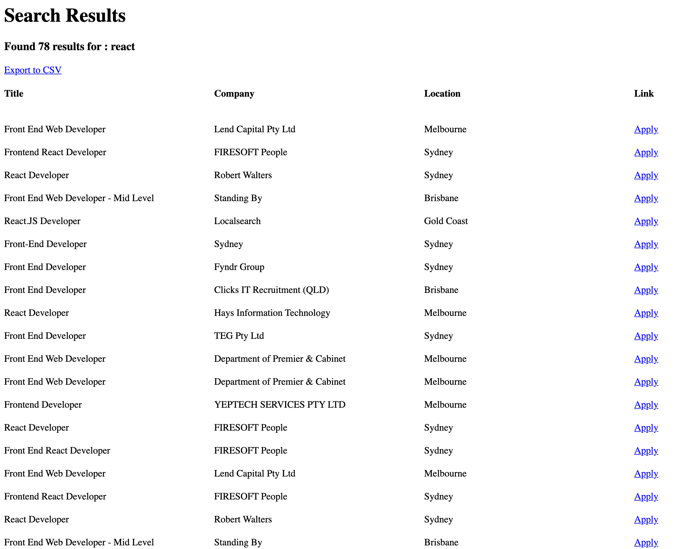 GitHub - RoyalOttoc/superScaraper: Job scraper showing in a website (from Indeed)