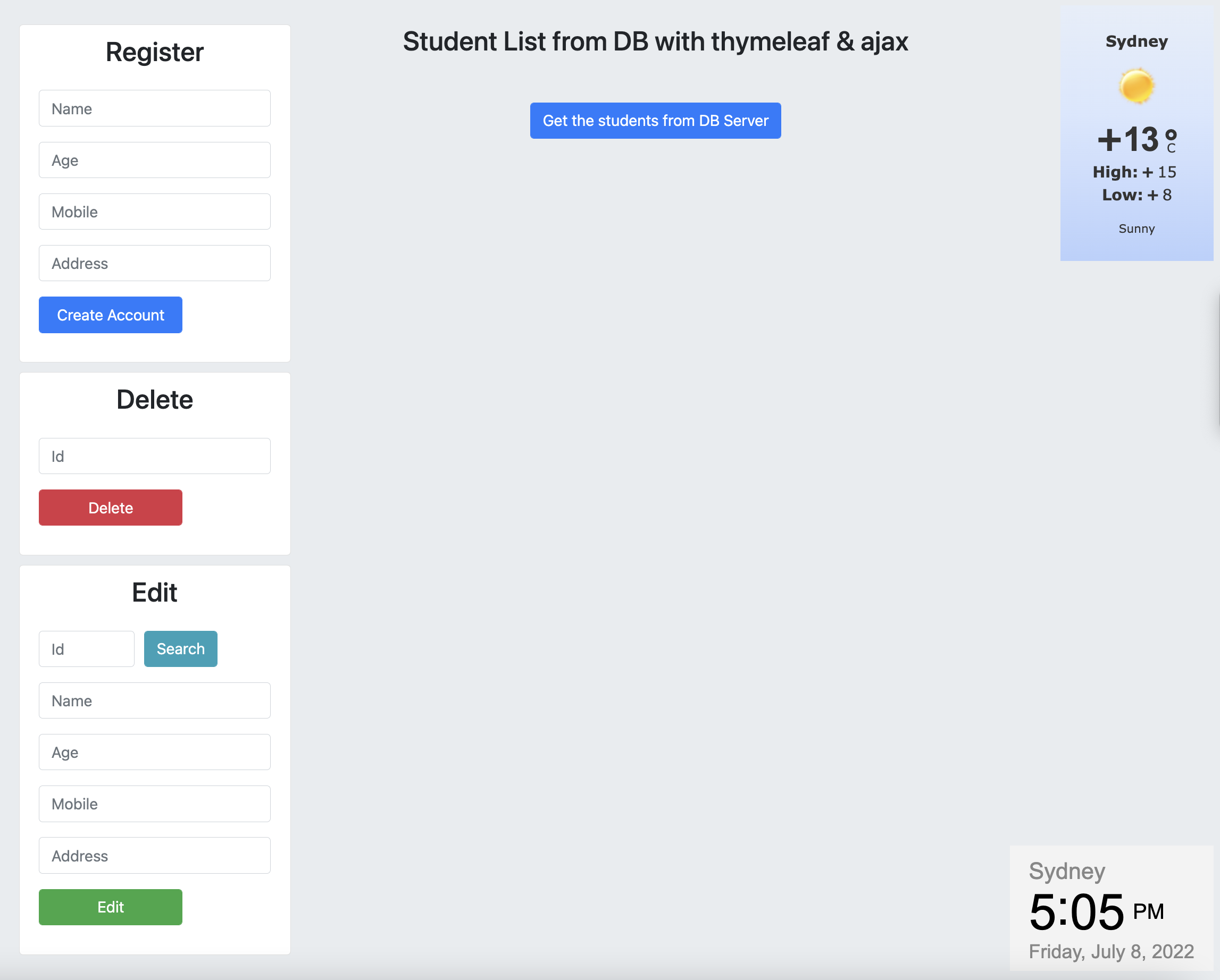 GitHub - RoyalOttoc/Student-Registration-System: Spring Boot Full Stack ...
