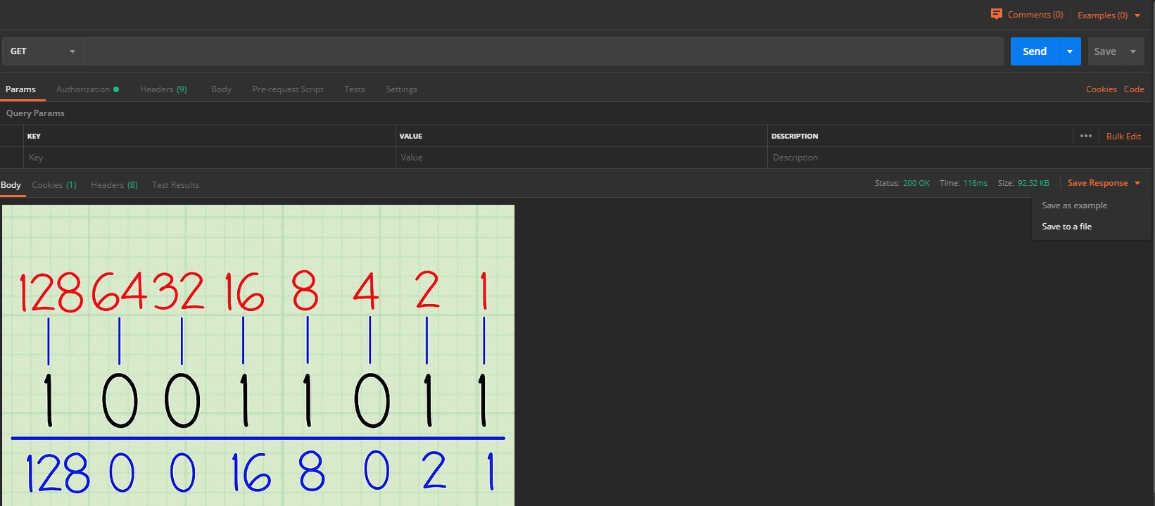 Image File In Response Body For Mock Server Examples · Issue 7832 · Postmanlabspostman App