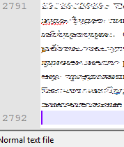 Window returns to incorrect location on tab change with long lines and ...