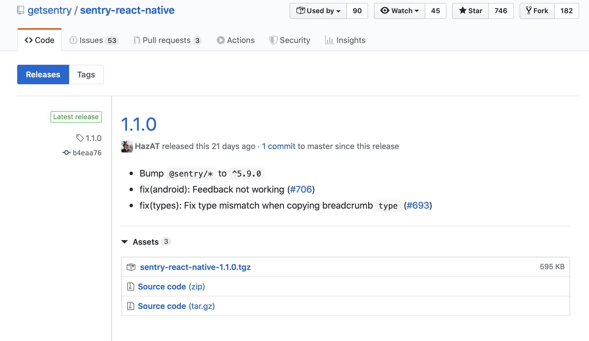 Dsn Module Removed In 5100 But Used By The Current Sentryreact Native Package · Issue 724