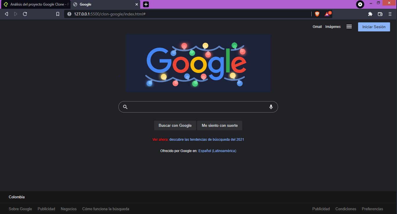 GitHub - JoseSissa/Google-homepage-clone