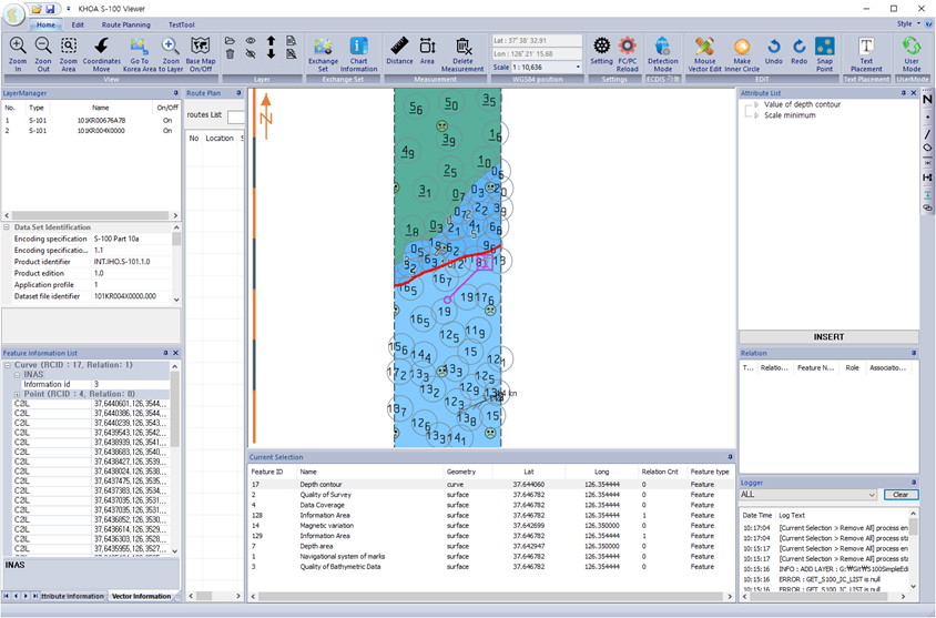Spatial quality/information types are not managed on features/edges ...