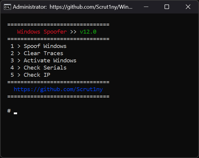 GitHub - Scrut1ny/Windows-Spoofer: This is a project for spoofing ...