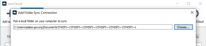 [QA] 'Too long path' warning message comes too late · Issue #10677 · owncloud/client · GitHub