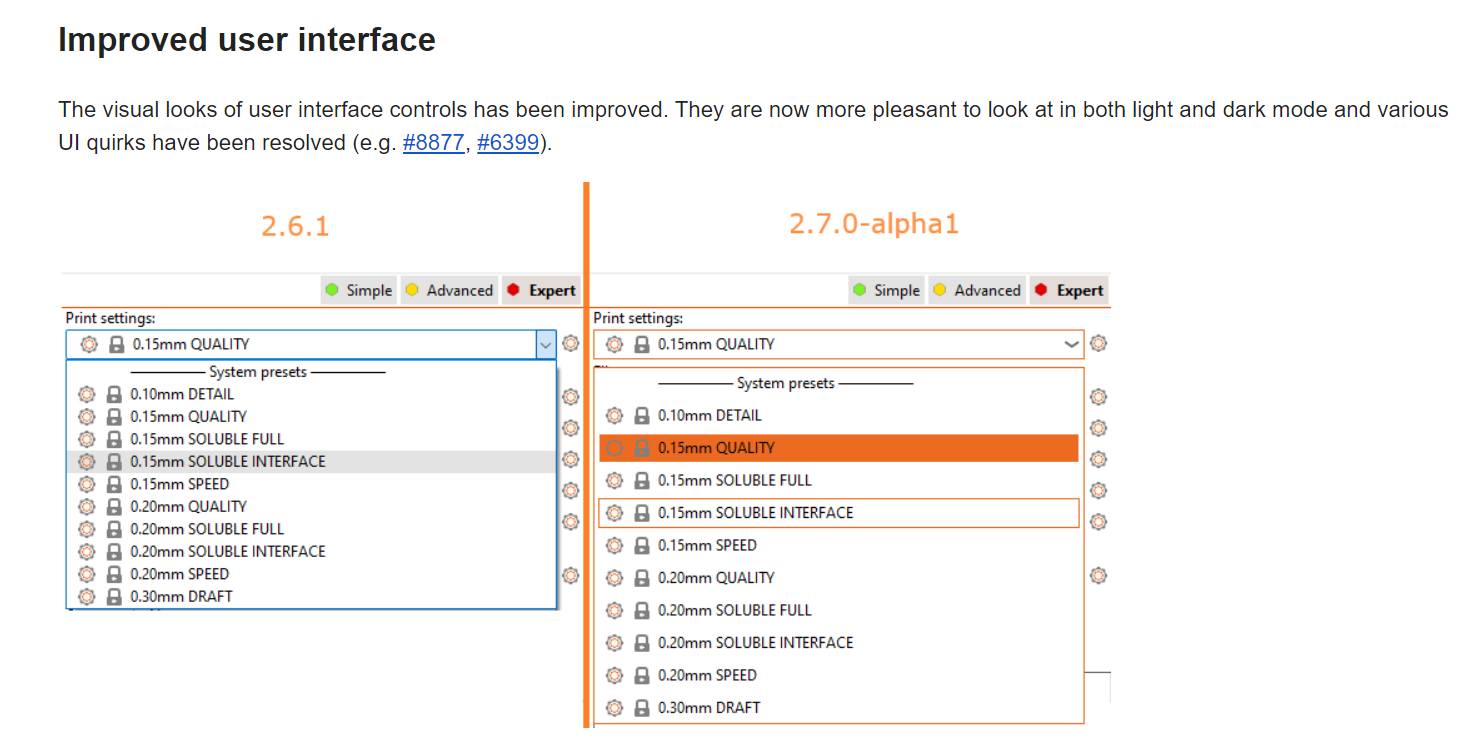 revert "Improved user interface" · Issue #11499 · prusa3d/PrusaSlicer · GitHub