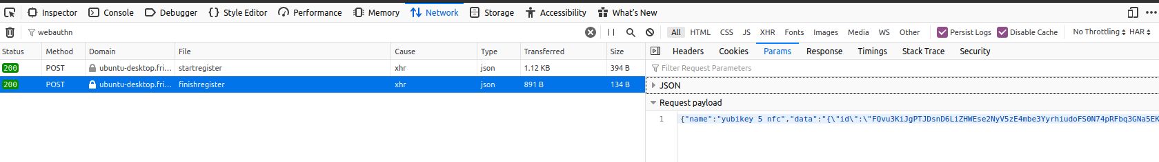 [BUG] Cannot register Yubikey 5C · Issue #37 · nextcloud/twofactor_webauthn · GitHub