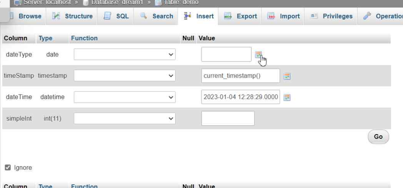 Tooltip is not present for datetime and timestamp fields · Issue #17910 · phpmyadmin/phpmyadmin ...