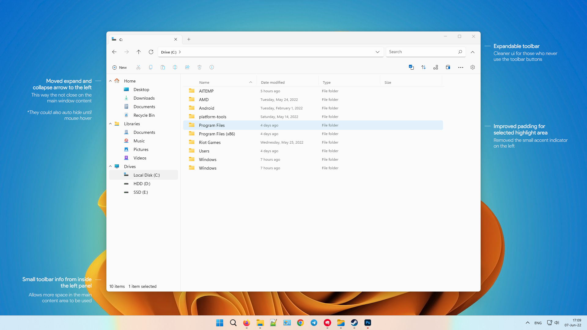 Expandable toolbar · Issue #9370 · files-community/Files · GitHub