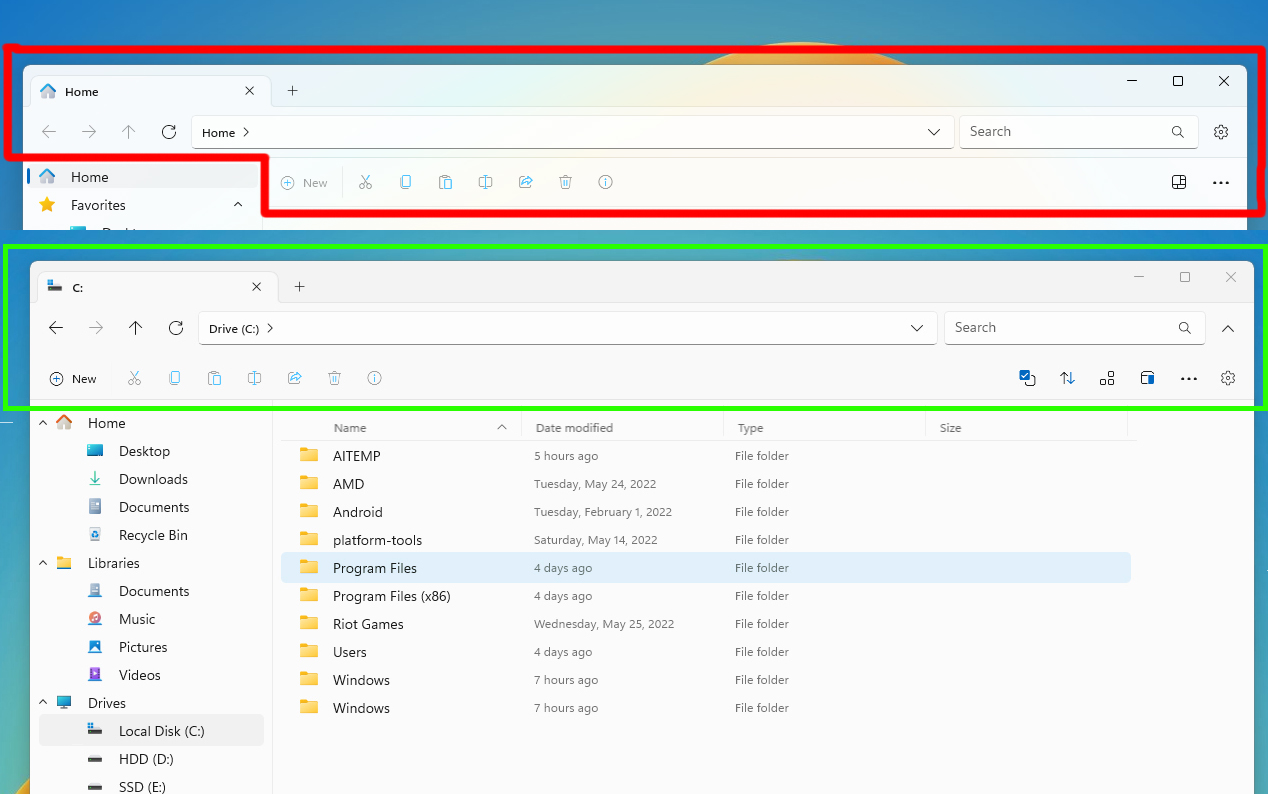 Expandable toolbar · Issue #9370 · files-community/Files · GitHub