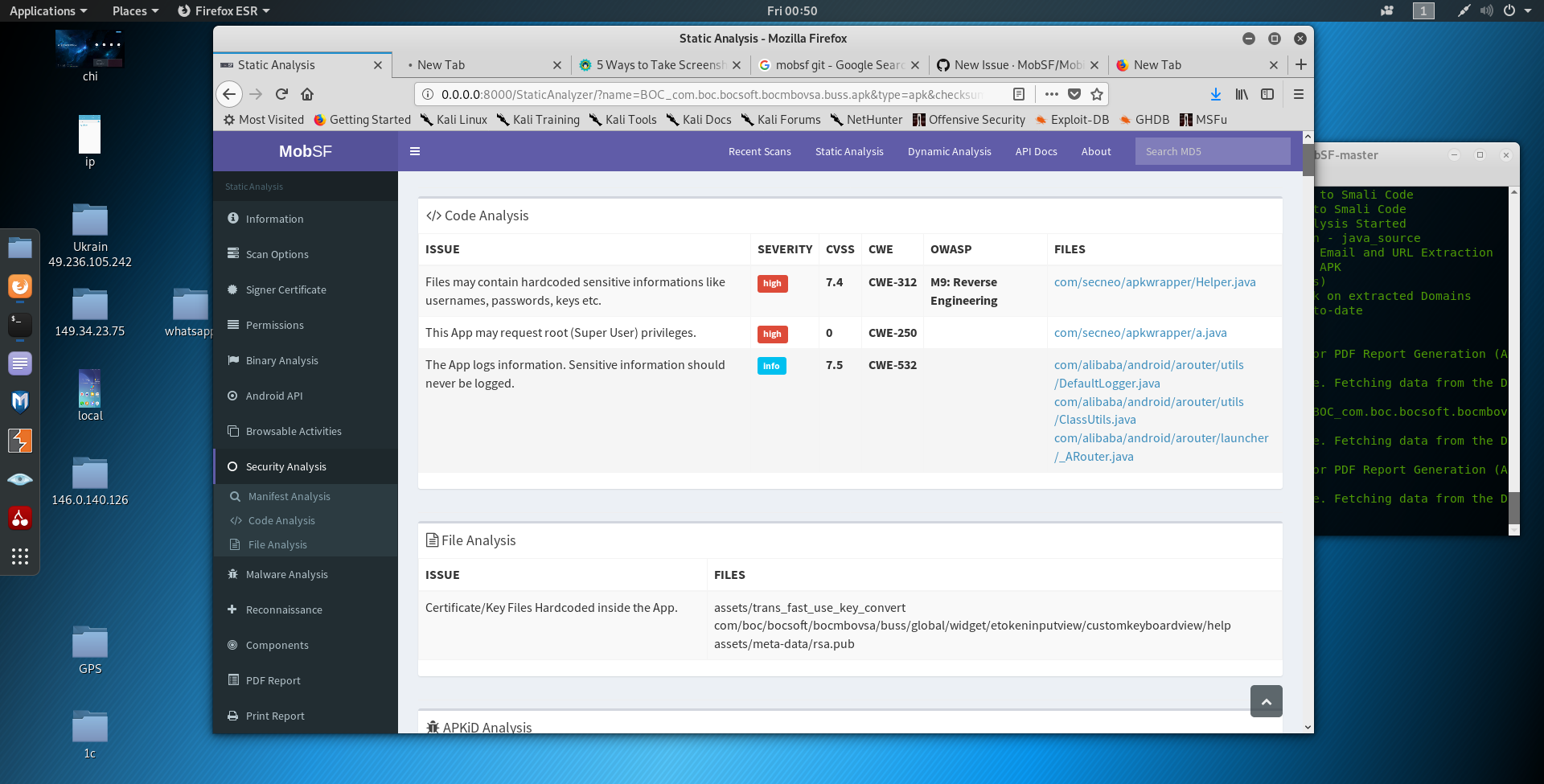 SEVERITY CVSS Rating · Issue #1176 · MobSF/Mobile-Security-Framework-MobSF · GitHub