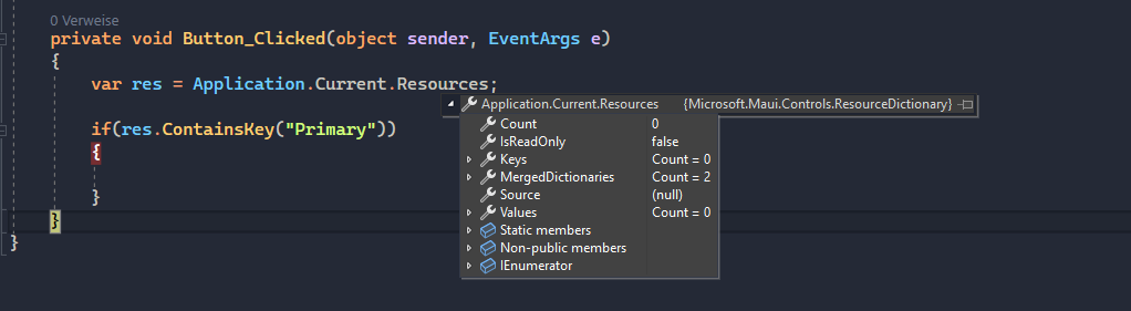 Application.Current.Resources no keys available · Issue #7585 · dotnet ...