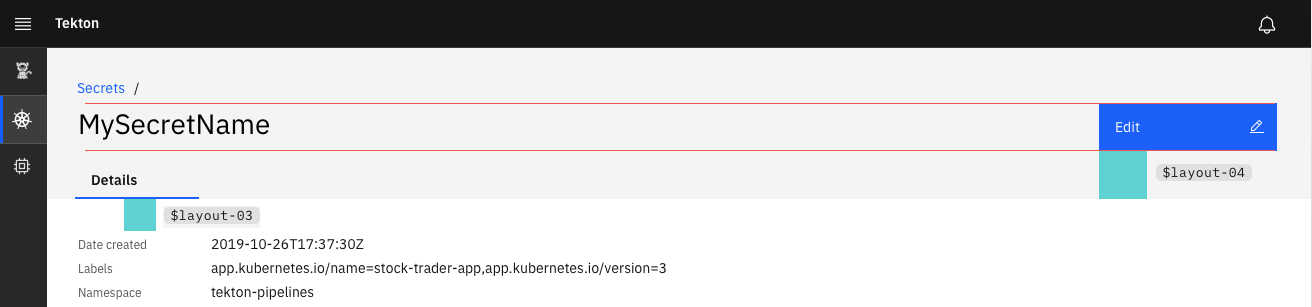 Dashboard UI Implementation for Specs · Issue #805 · tektoncd/dashboard · GitHub