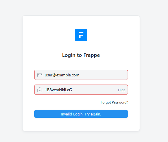 The ERPNext packaged by bitnami default credentials authentication ... The ERPNext packaged by bitnami default credentials authentication ...