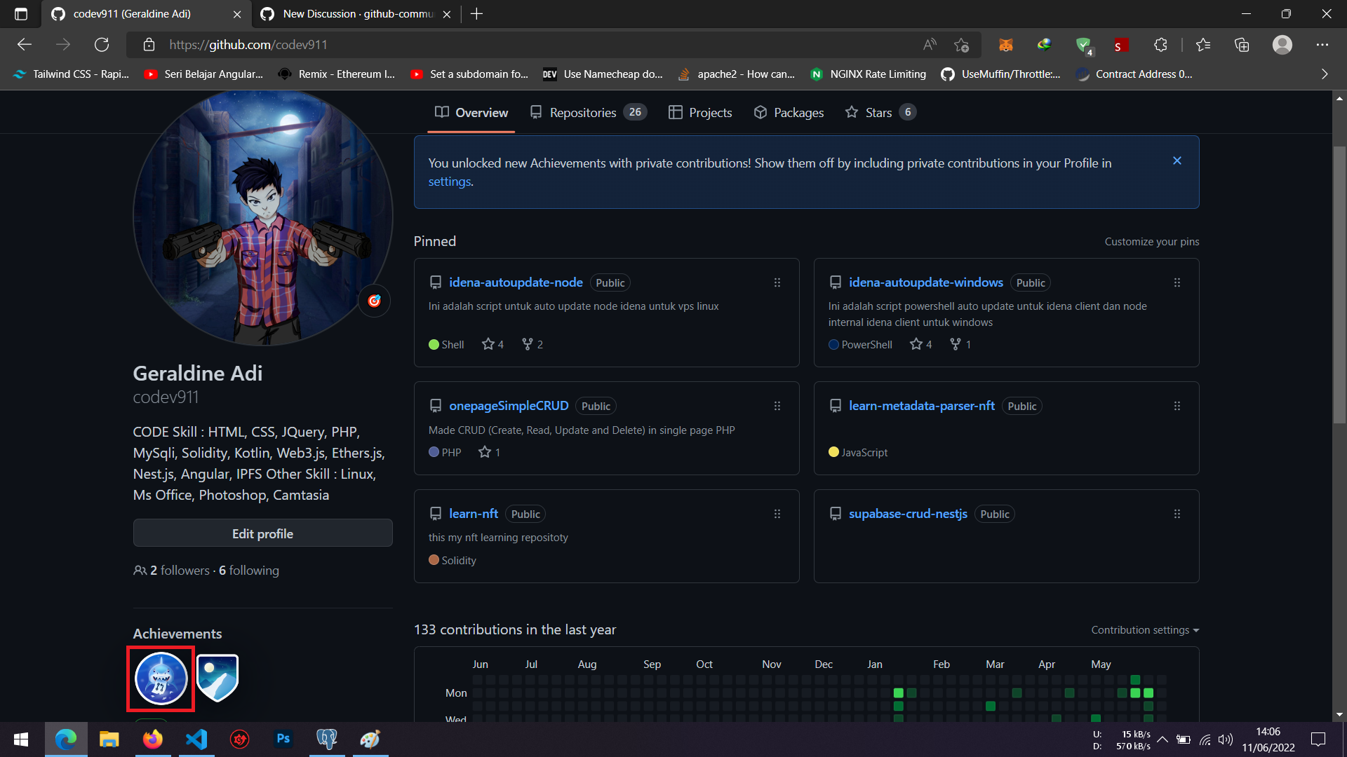 Pull Shark Badge Archievement Issue · community · Discussion #18334 ...