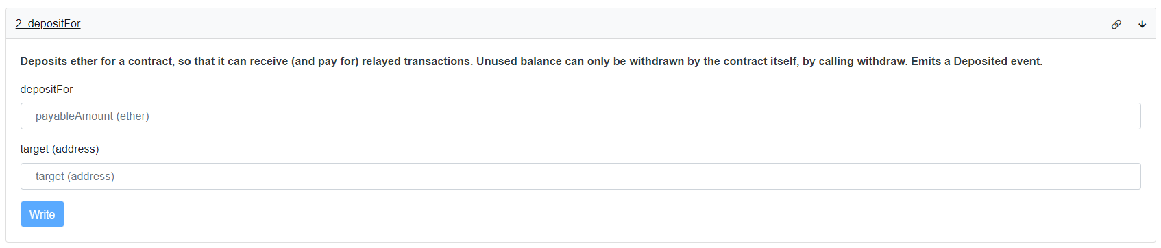 how to programmatically fund paymaster by new user · Issue #815 · opengsn/gsn · GitHub
