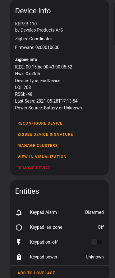 [Device Support Request] Develco Keypad KEPZB-110 · Issue #901 · zigpy ...