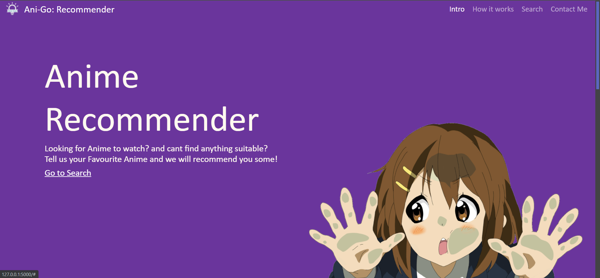 GitHub - Aryan7Mohan/Ani-Go-Anime-Recommender: Ani-Go is a responsive ...