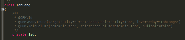 Wrong entities mapping · Issue #21206 · PrestaShop/PrestaShop · GitHub