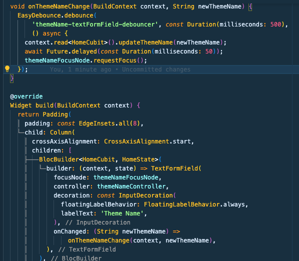 TextFormField is losing focus when typing · Issue #3702 · felangel/bloc · GitHub