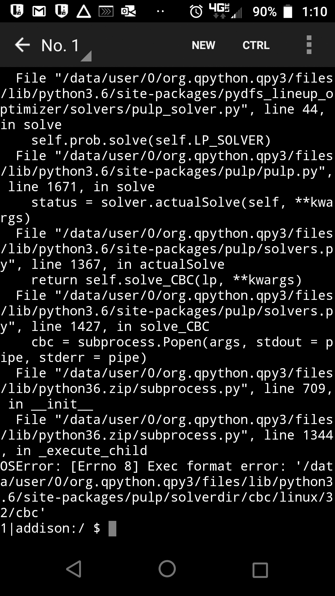 Android usage? · Issue #74 · DimaKudosh/pydfs-lineup-optimizer · GitHub