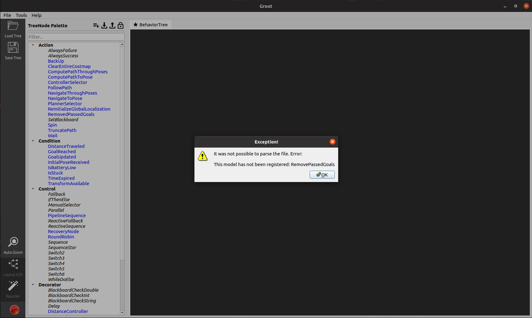This model has not been registered: RemovePassedGoals · Issue #2312 · ros-navigation/navigation2 ...