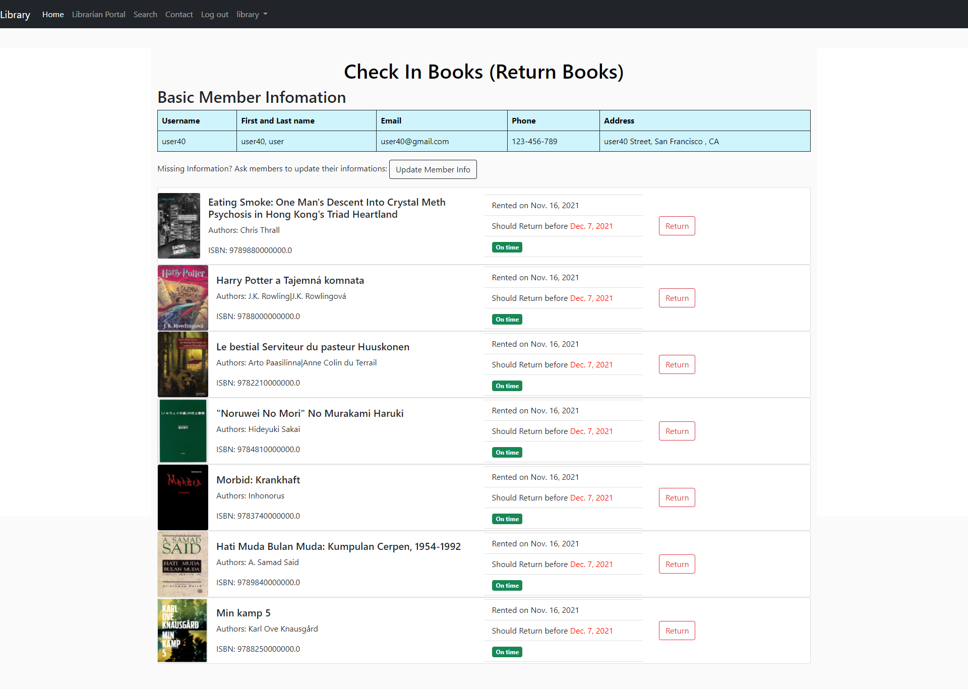 GitHub - SABRINAWAWA/LibraryManagementSystem: CS195GroupProject