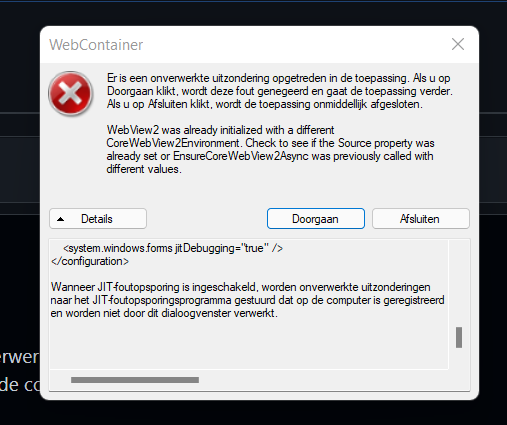 Webview2 Latest Pre-Release Multi Instance Error · Issue #1745 ...