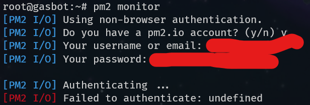 cant login into pm2 · Issue #5593 · Unitech/pm2 · GitHub