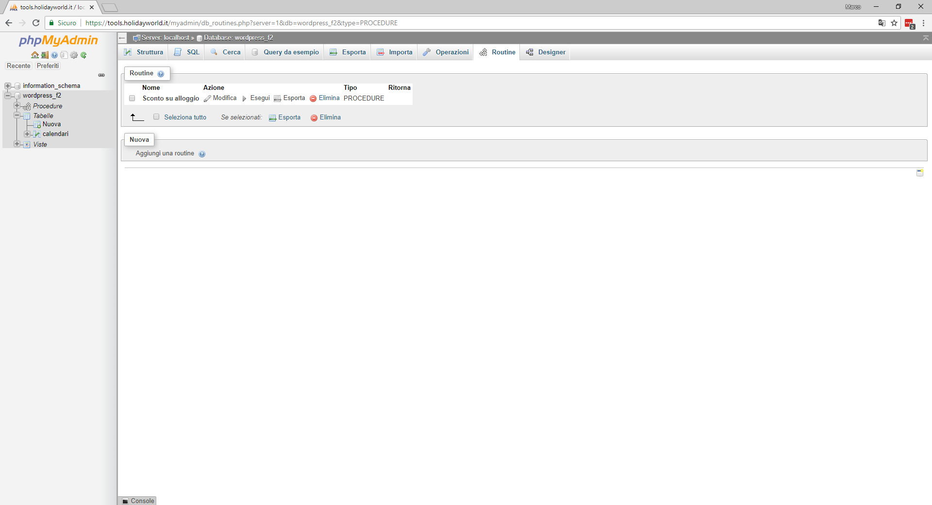 Execute button is disabled for routines · Issue #14430 · phpmyadmin/phpmyadmin · GitHub