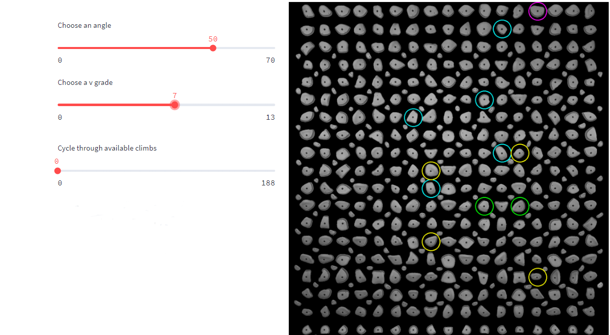 GitHub - Declan-Stockdale-Garbutt/KilterBoard_climb_generator: Streamlit app which includes ...
