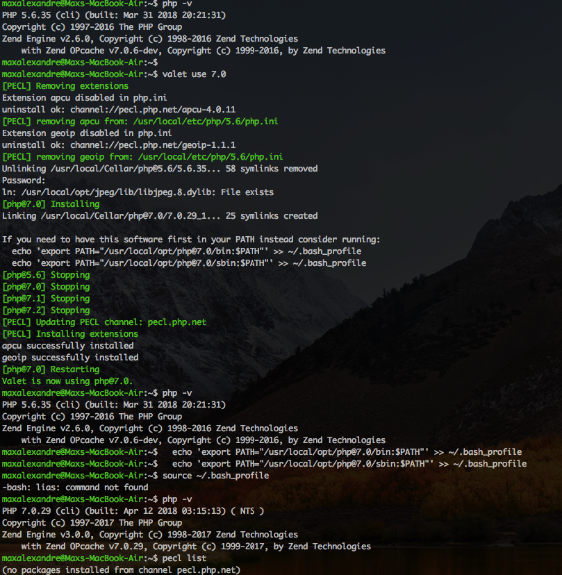 Fatal error: Call to undefined function apcu_fetch() · Issue #143 · weprovide/valet-plus · GitHub