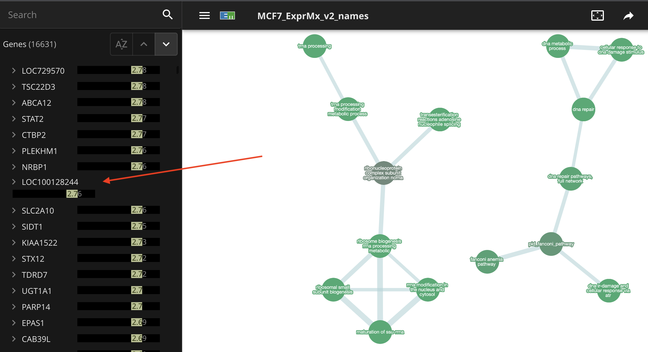 Gene With Long Name Layout Issue · Issue 53 · Cytoscapeenrichment Map Webapp · Github
