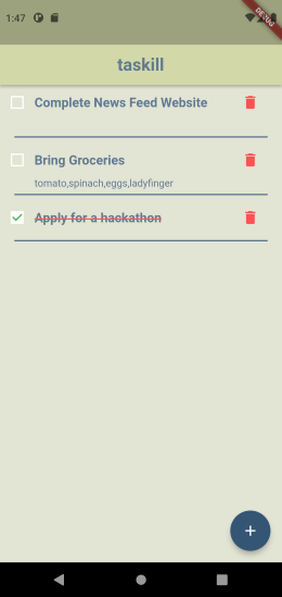 GitHub - Atharv-Joshi/taskill: A simple todo list application