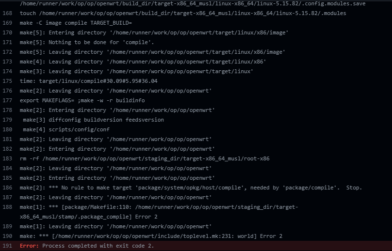云编译报错 · Issue #10587 · coolsnowwolf/lede · GitHub