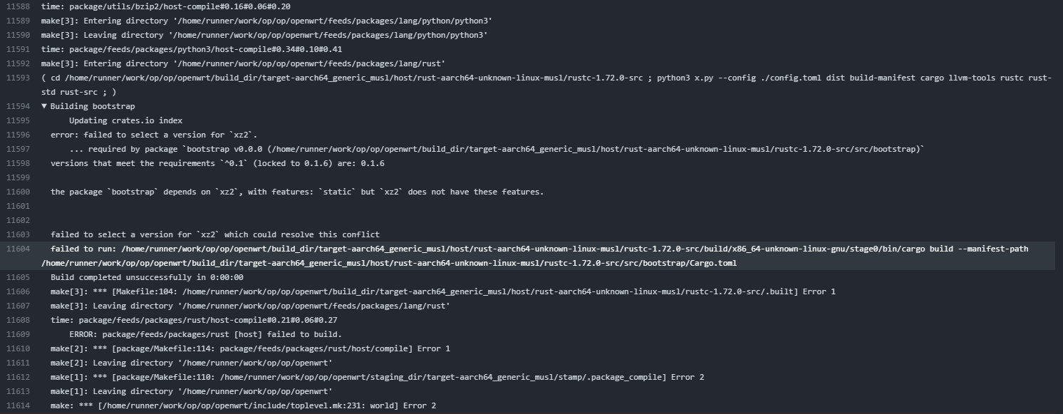 aliyundrive-webdav报错 · Issue #11493 · coolsnowwolf/lede · GitHub