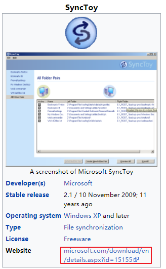 [Request] Add SyncToy · Issue #2073 · ScoopInstaller/Extras · GitHub