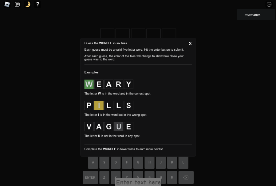 GitHub - murmanox/roblox-wordle GitHub - murmanox/roblox-wordle