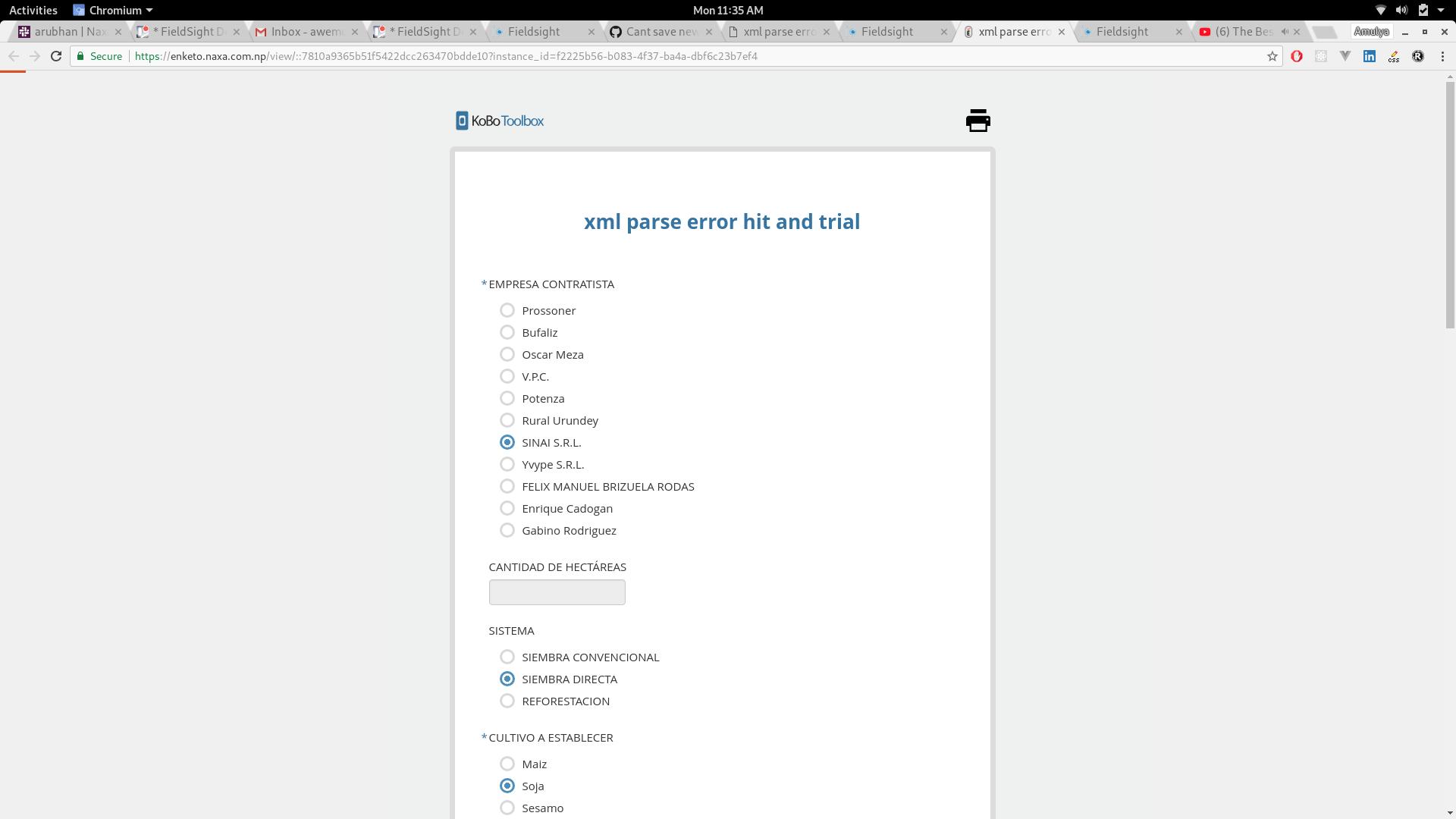 Error Trying To Parse Xml Record Invalid Xml Source 