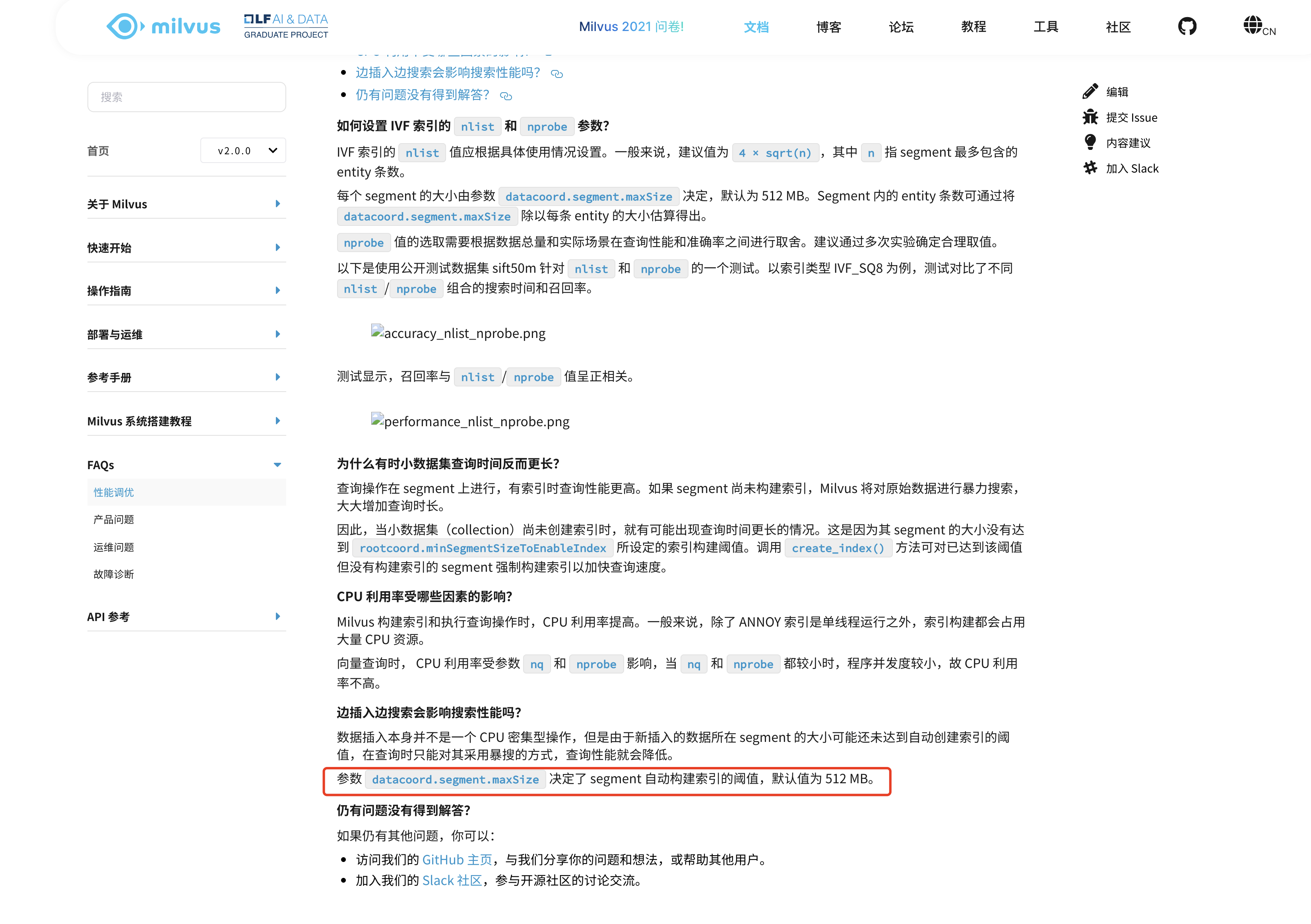 [ERROR]: Inaccurate documentation description · Issue #1125 · milvus-io/milvus-docs · GitHub