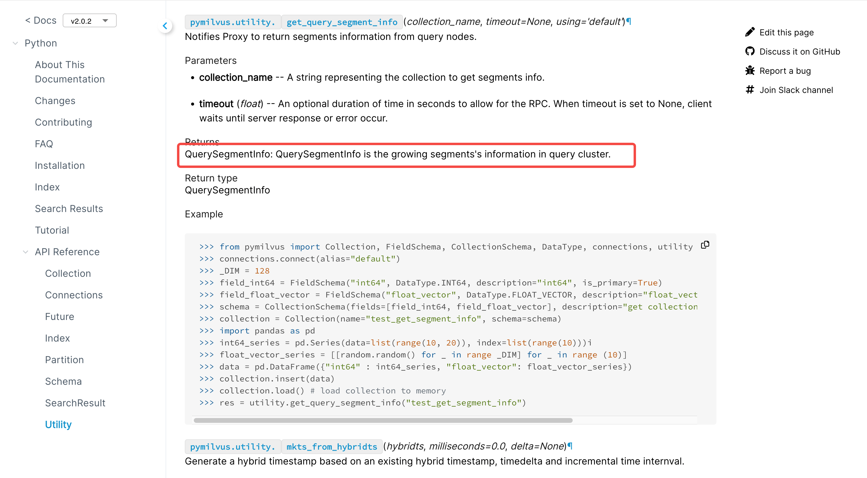 [ERROR]: The description of the get_query_segment_info interface is inaccurate. · Issue #1487 ...