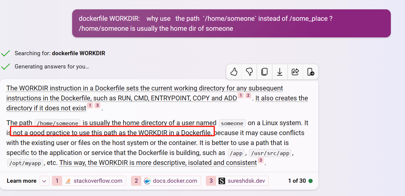 It May Be Better To Use `workdir Repo` Instead Of `workdir Home Repo` In Dockerfile · Issue