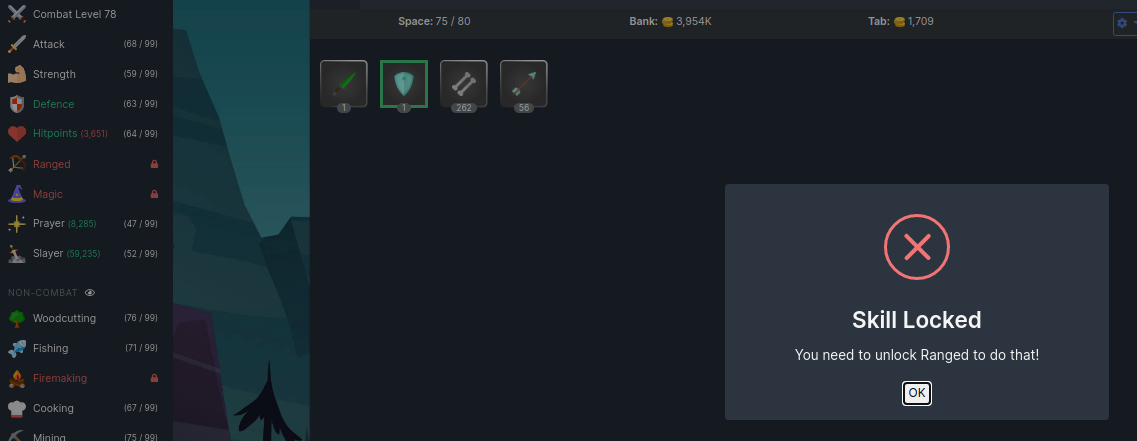 [Bug]: Cannot equip Ice Shield in adventure mode · Issue #2273 · MelvorIdle/melvoridle.github.io ...