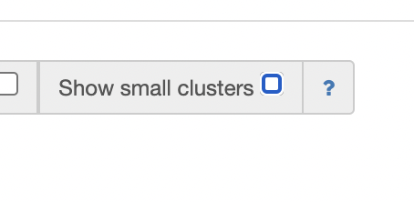 Change "Show small clusters" to "Minimum cluster size" · Issue #89 · veg/hivtrace-viz · GitHub