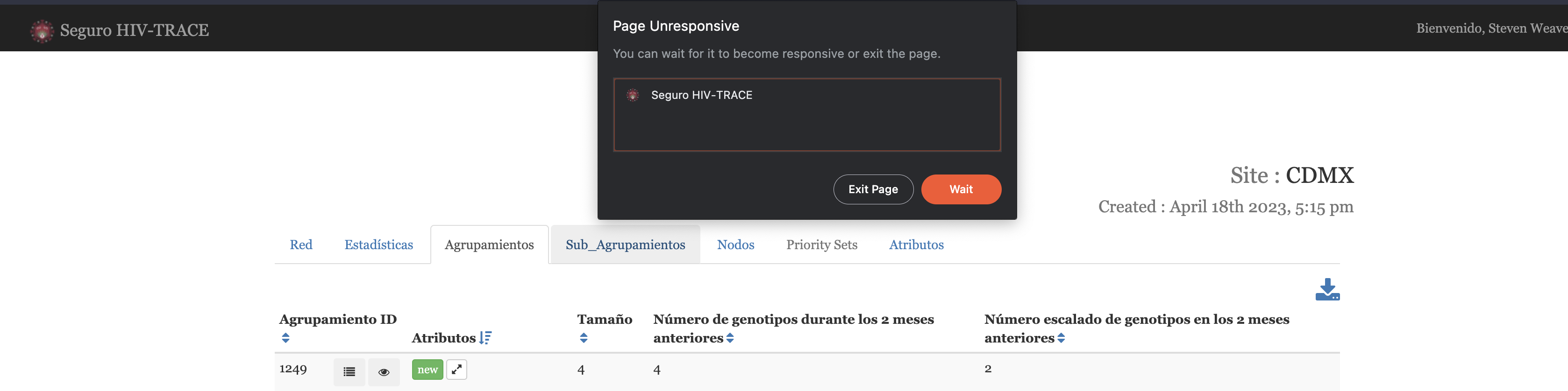 Nodes Tab Fails Under Strenuous Circumstances · Issue 113 · Veghivtrace Viz · Github