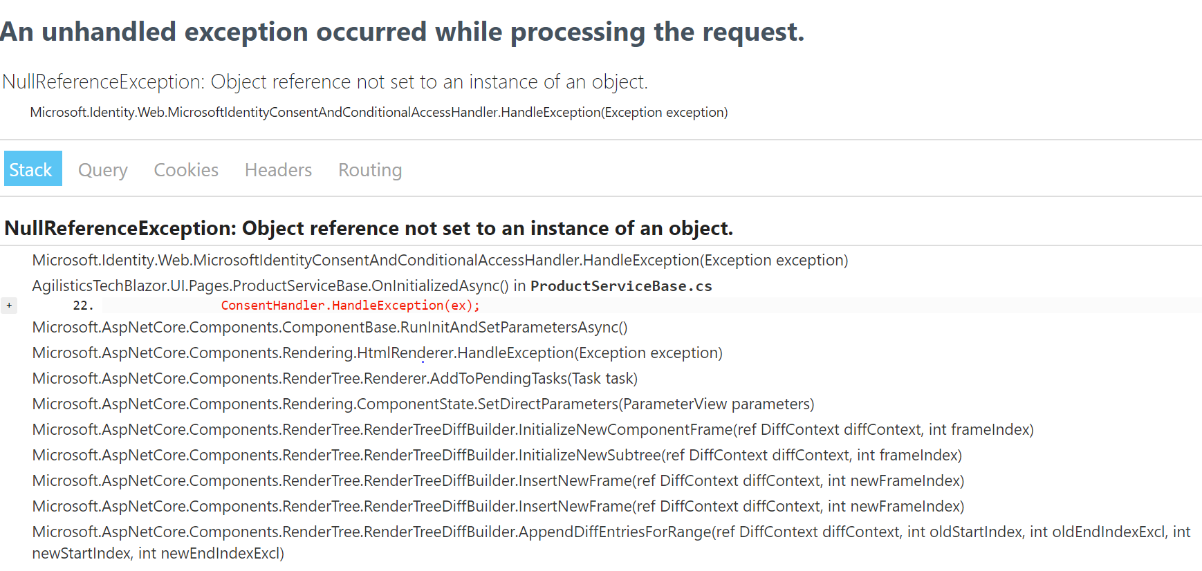 Incremental consent throwing exception in blazor app. · Issue #483 · AzureAD/microsoft-identity ...