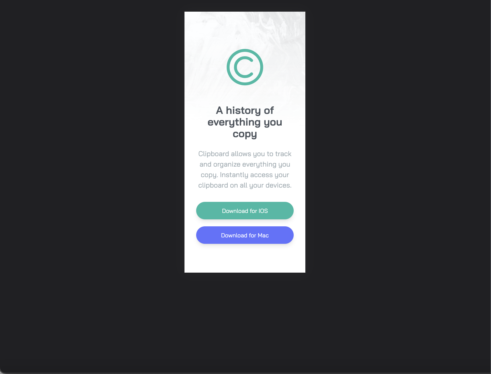 GitHub - ahmetcankaratas/clipboard: Clipboard landing page
