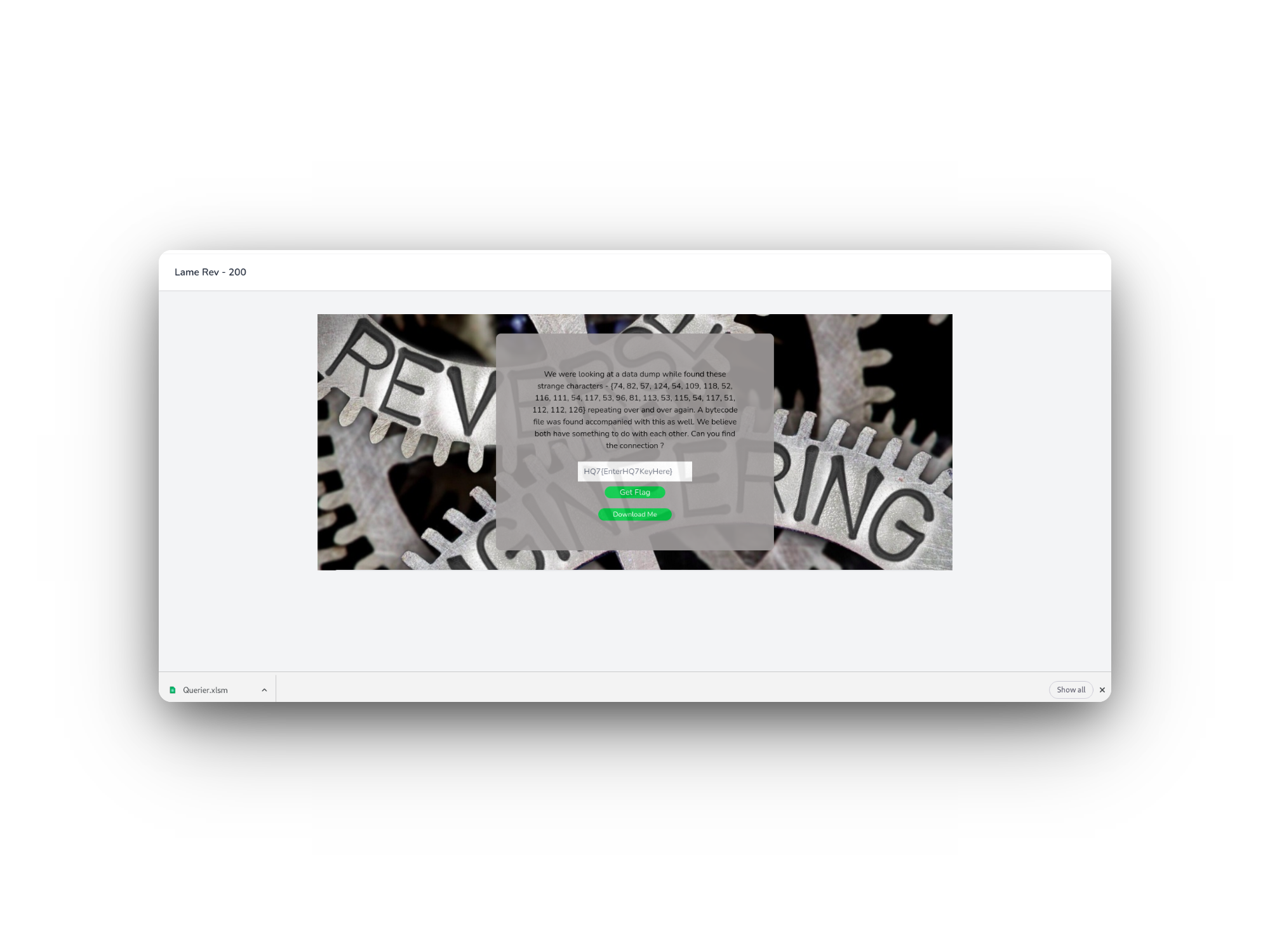 GitHub - Iam-Sherlock/CTF--TCS-Hackquest-7-: CTFs and Some challenges which I have tried